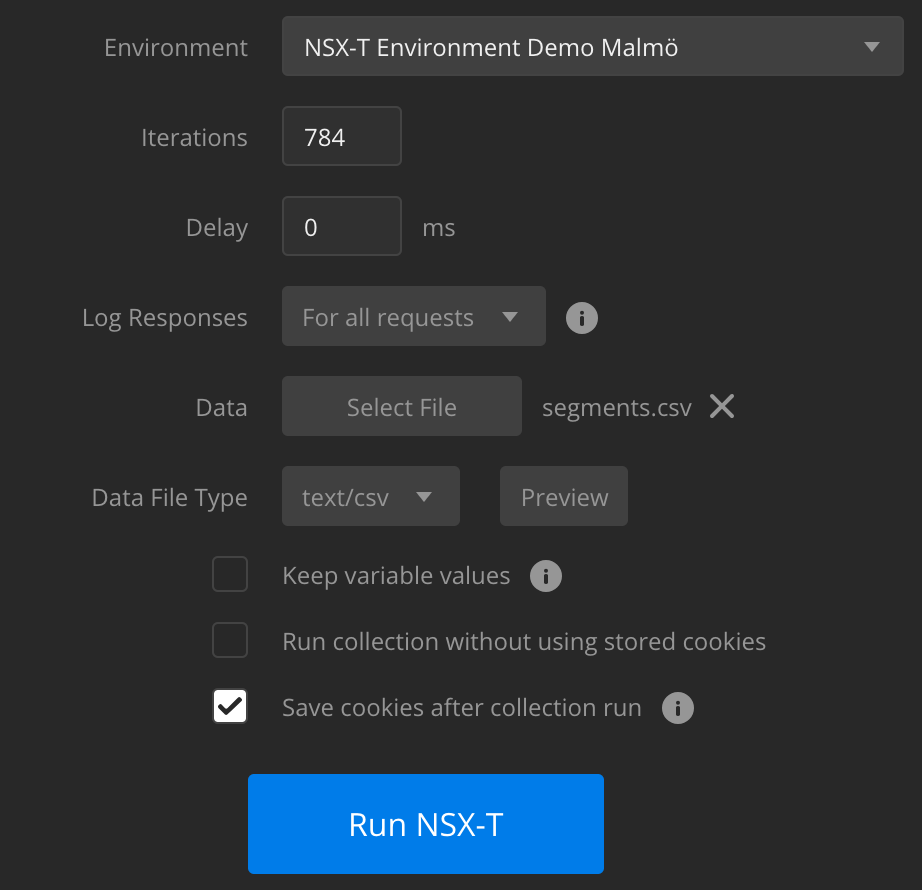 Bulk Create NSX-T Segments Using A Postman Data File – rutgerblom.com